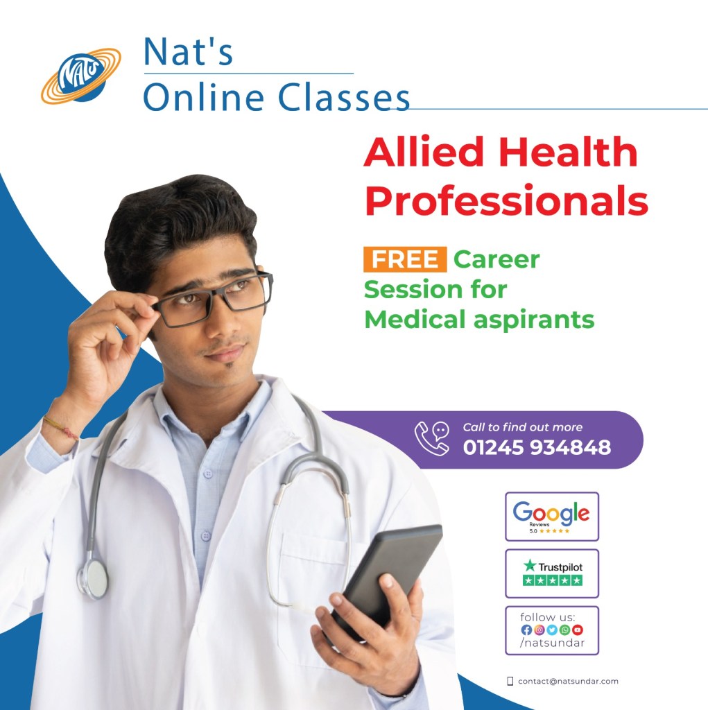 Book a FREE Career Session on Allied Health Professionals - Nat's ...