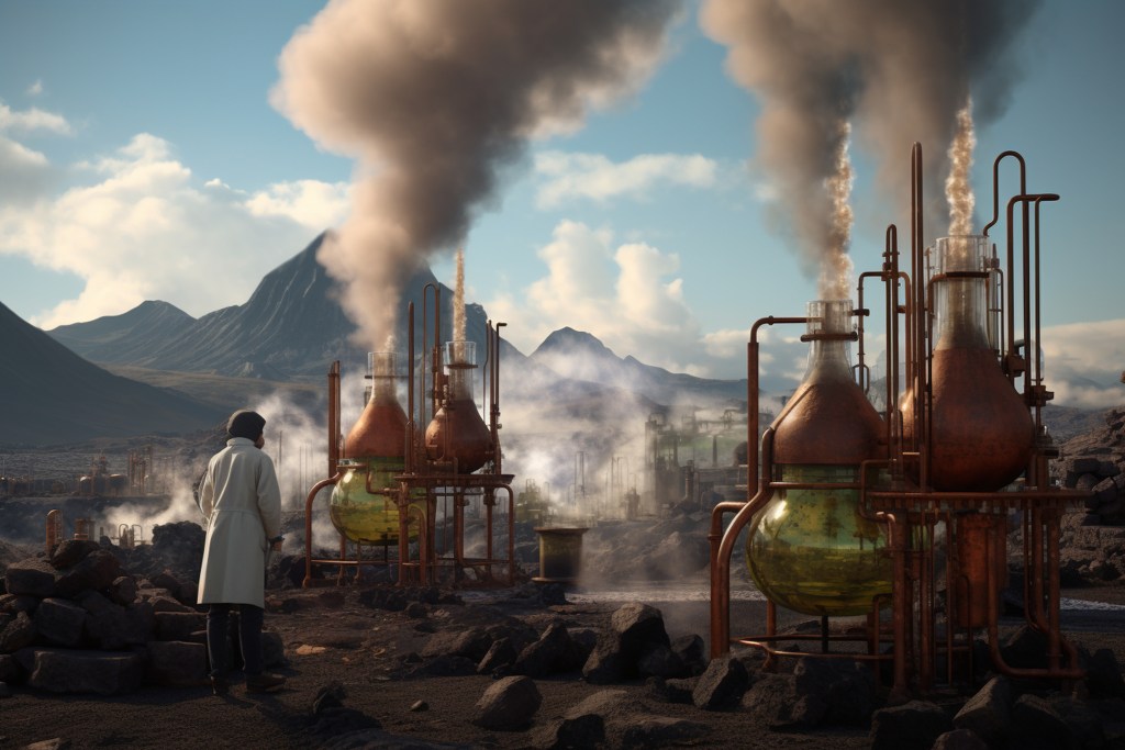 The industrial production of sulfuric acid involves several steps. One ...